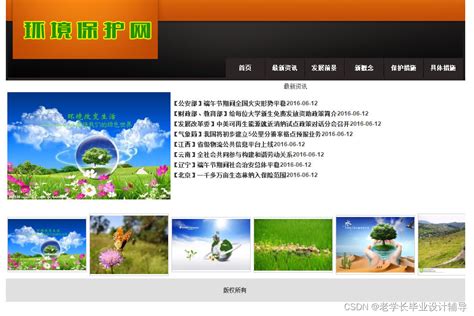 Html期末大作业：绿色环保网环境保护源码html期末考试试题环境保护 Csdn博客
