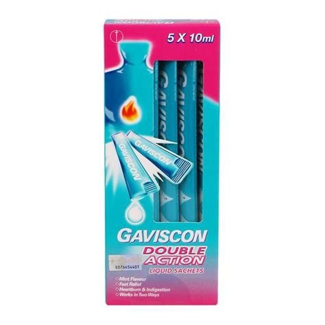 Gaviscon Da Sachet 10ml 5s Woods Pharmacy