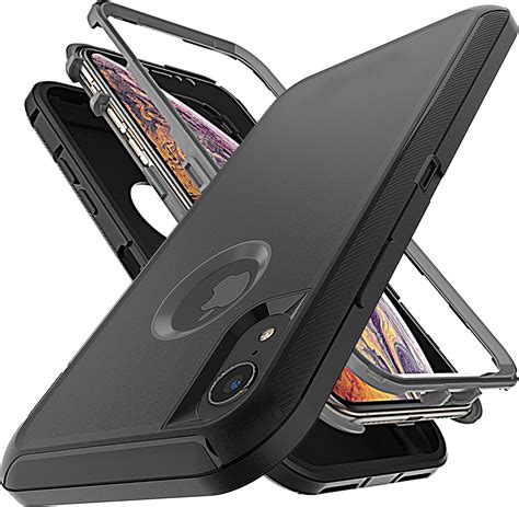 YmhxcY For IPhone XR Case Shockproof Dropproof Dust Proof Drop Proof Layer Durable Phone Case