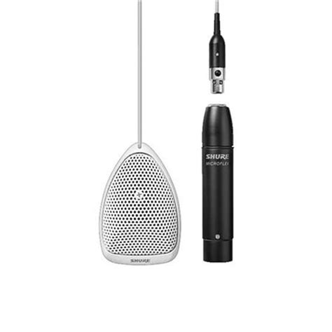 Shure Mx391w A O Microflex Omnidirectional Condenser Boundary Microphone White Pro Av Warehouse
