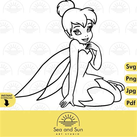 Tinker Bell Vector Svg Peter Pan Disneyland Ears Svg Disneyw Inspire