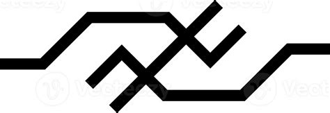 Abstract Art Deco Design Element Linear Decorative Vintage Design