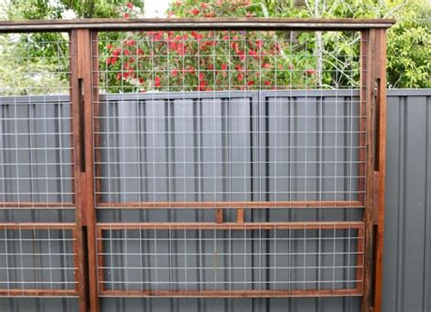 How To Build A Trellis Fence Diy For Knuckleheads Building A Trellis Trellis Fence