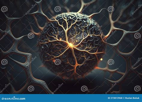 Brain Structure Neuroscience Neural Network Human Nervous System Stock Illustration