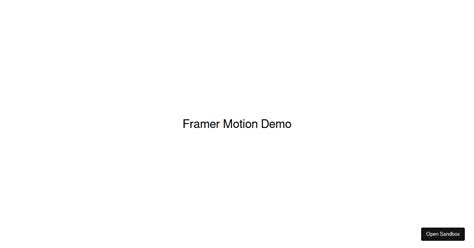 Framer Motion Initial Animation State Codesandbox