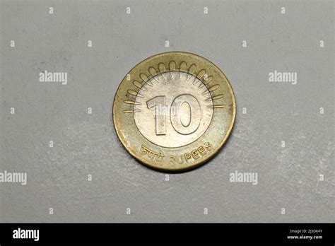 Indian Currency Ten Rupees Coin Indian Currency Money Ten Rupees Old