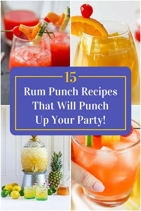 15 Rum Punch Recipes That Will Punch Up Your Party Dinewithdrinks Recipe Rum Punch