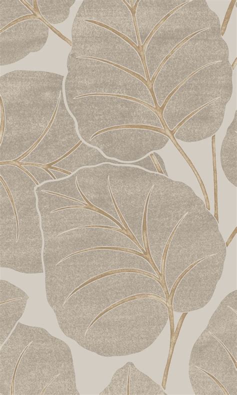 Beige Luxor Leaf Tropical Wallpaper R8903 Artofit