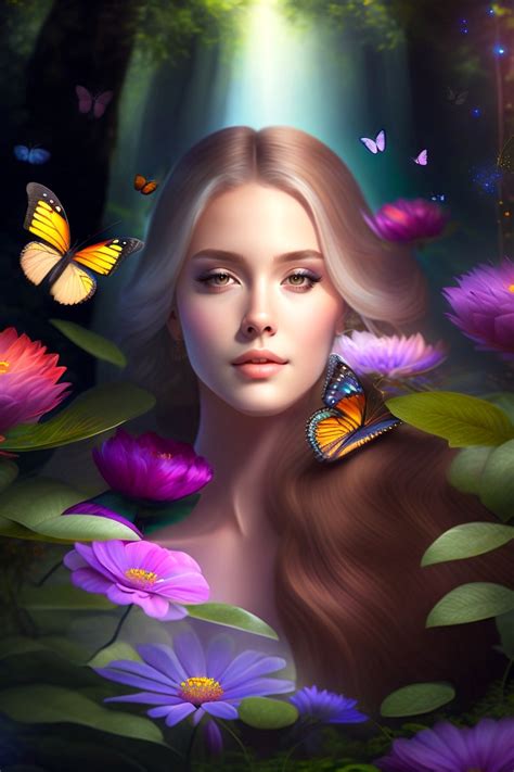 Ai产生的 女士 蝴蝶 Pixabay上的免费图片 Pixabay