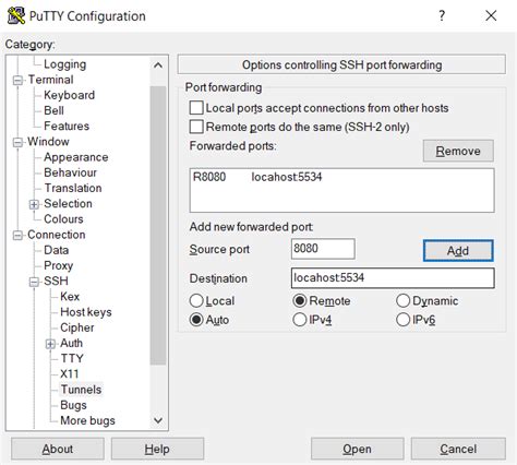 How To Use SSH Port Forwarding PuTTY