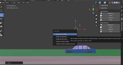 Modeling How To Keep Origin Point Cursor On Object Blender Stack Exchange