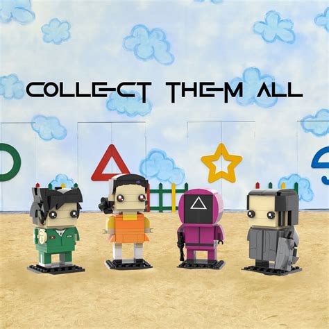 Squid Game Guard Brick Building Set Custom Set Made Using Lego® Pa