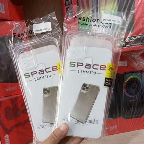 Jual Cace Cassing INFINIX HOT 10 Casing Bening Transparan Pelindung Camera Tebal ACP Shopee