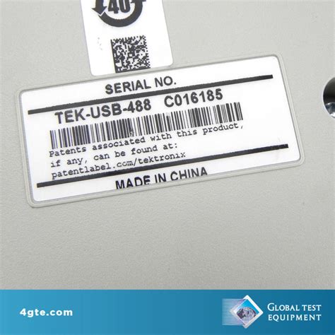 Tektronix Tek Usb 488 Gpib To Usb Adapter Sell Rent Lease Buy Trade