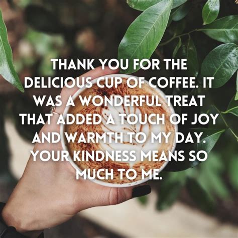70 Thank You For The Coffee Quotes Messages And Captions