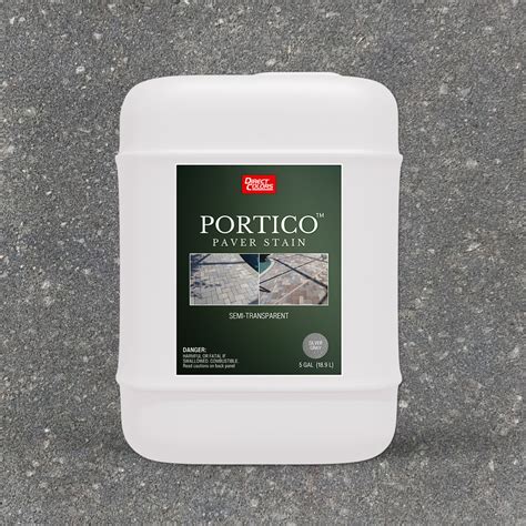 Portico Concrete Paver Stain Pavers Concrete Coatings At