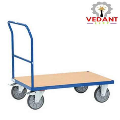 Mild Steel Rubber Manual Hand Trolley For Material Handling At 7500 Piece In Pune