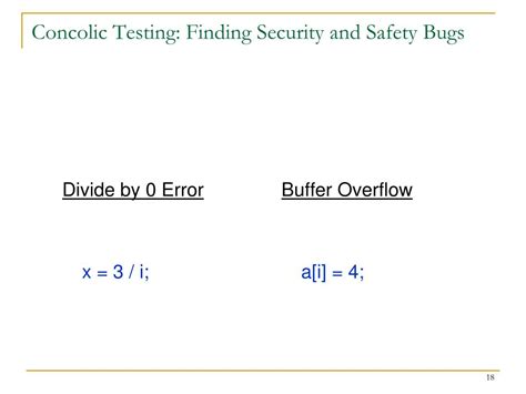 Ppt Dynamic Symbolic Execution Powerpoint Presentation Free Download Id1575419