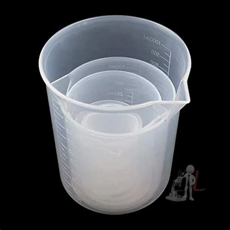 SPYLX Plastic Beaker Set 6 Sizes 25ml 50ml 100ml 250ml 500ml 1000ml 2pcs For Each Size