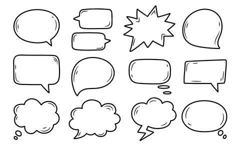Cartoon Voice Bubble Clipart