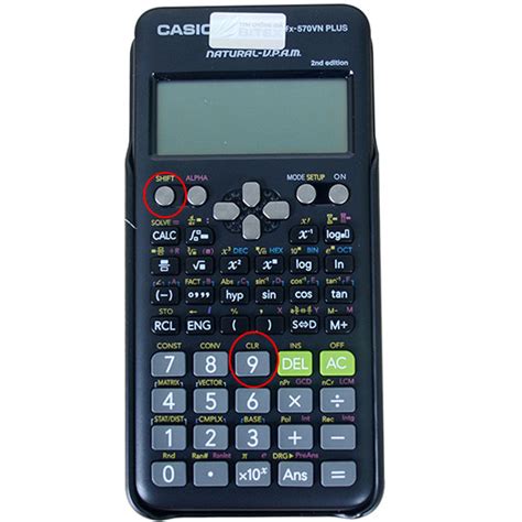 Hướng dẫn reset máy tính Casio về trạng thái ban đầu QuanTriMang com