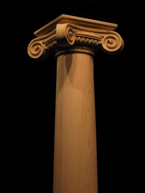 Ionic Capital 4 Corner Diagonal Scamozzi Capitals And Finials