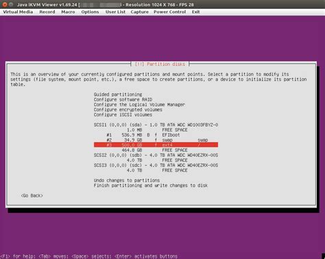 Partitioning Create Guid Partition Table Gpt During Ubuntu Server