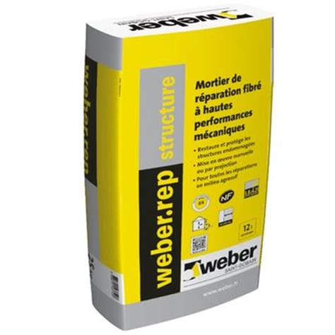 Livraison Rapide Et Fiable De La Collection Mortier De Réparation Fibré Weber Rep Structure