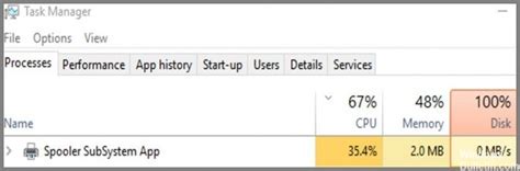 How To Solve Spooler Subsystem App High Cpu Issue On Windows 10 Windows Bulletin