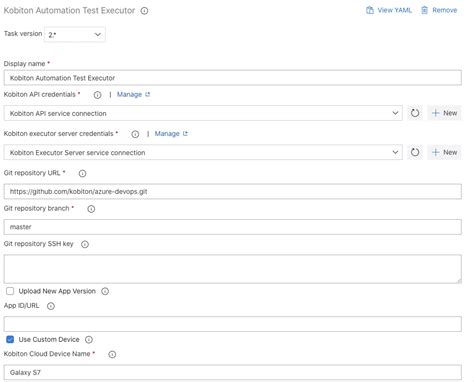 Kobiton Azure Devops Services Integration Mobile Testing
