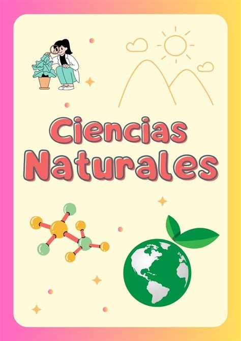 Caratula A4 Caratulas De Ciencias Naturales Dibujos De Celulas