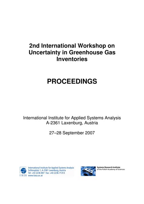 Pdf Verification Of Compliance With Ghg Emission Targets Annex B Countries
