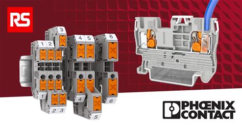 Rs Offers Next Generation Terminal Blocks From Phoenix Contact