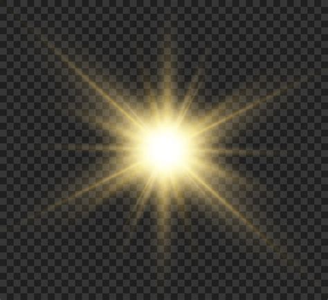 Premium Vector Light Effect Bright Star