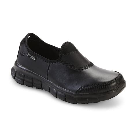 Skechers Work Womens Relaxed Fit Sure Track Black Waterproof Work Shoe