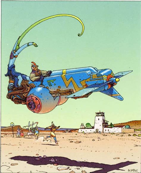 Jean Giraud Jean Giraud Illustratie Kunst Sciencefictionkunst