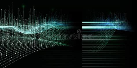 Abstract Technology Background With Polygonal Technology Grid And