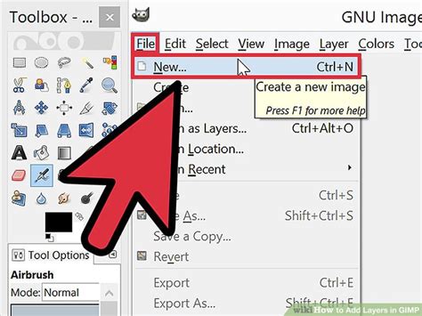 How To Add Layers In Gimp 7 Steps With Pictures Wikihow
