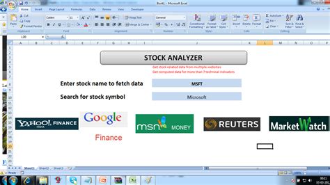 Stock Analyzer Naveenvarthaanexcel