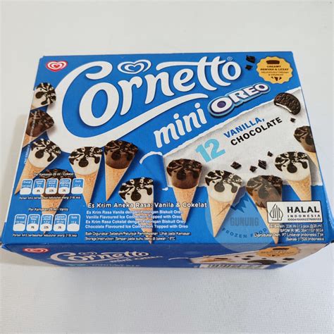 Jual Walls Cornetto Mini Oreo Isi 12 Shopee Indonesia