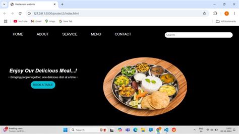 Vishwanatham Poojitha On Linkedin Webdevelopment Restauranttemplate