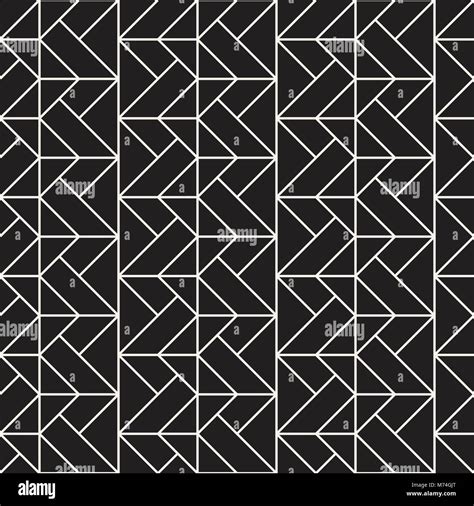 Vector Seamless Lattice Pattern Modern Stylish Texture With Monochrome Trellis Repeating