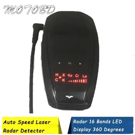 Free Ship V1 Radar Detector 16 Bands Led Display 360 Degrees Radar