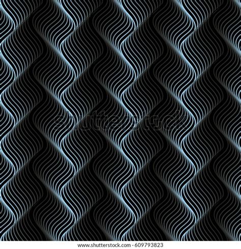 Vector Abstract Line Pattern Distortion Effect Stock Vector Royalty