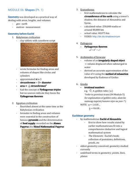 Geometry Euclidean And Non Euclidean Shapes