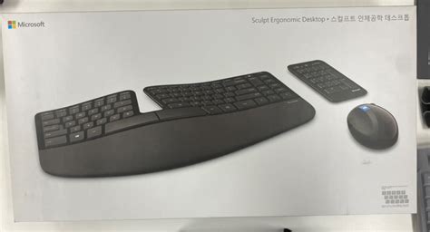 마이크로소프트 에고노믹 인체공학 데스크톱 키보드 마우스 Sculpt Ergonomic Desktop