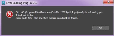Solved 3ds Max 2023 Error Loading Autodesk Community