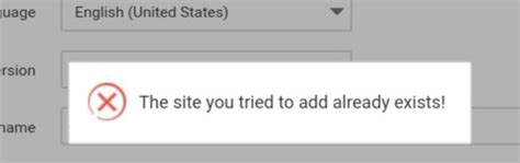 The Site You Tried Te Add Already Exists Page 2 Aapanel Free Hosting Control Panel One