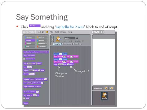 Scratch Lesson 1 Basics Ppt