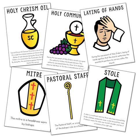 Holy Orders Sacrament Posters Coloring Pages And Mini Book Set Etsy